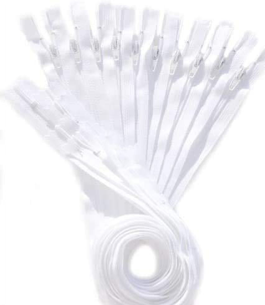 #3 Skirt & Dress White YKK Coil Closed Bottom Zippers for Sewing Craft ...