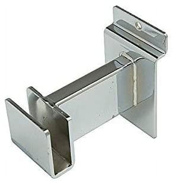 3" Slatwall Rectangular Tube Holding Hangrail Bracket for Retail ...