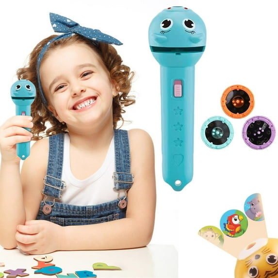 3 Slide Films Projection Torch Light Toy,Torch Projector Flashlight ...