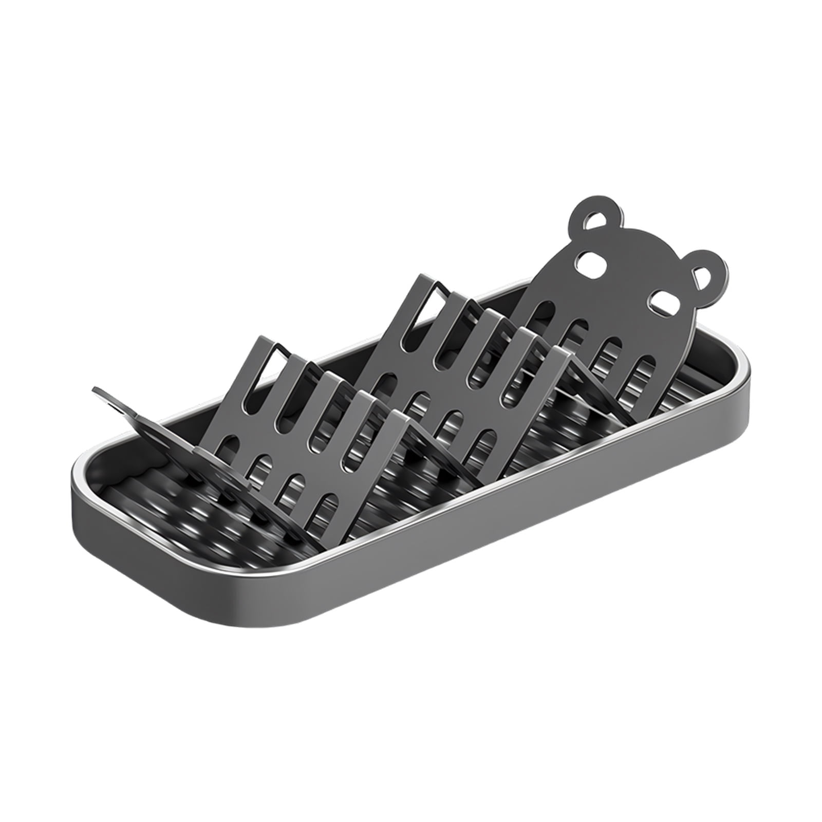 3 Slot Soap Tray Organizers W Shape Soap with Drain For Sponge And ...