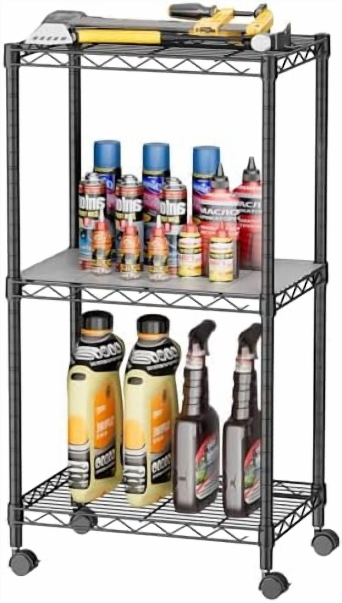 3 Small Wire Shelves Kitchen Pantry Close Home Organizers and Storage ...