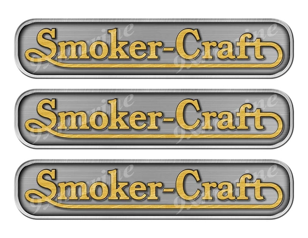 3 Smoker Craft Boat Stickers "3D Vinyl Replica" of original - Walmart.com