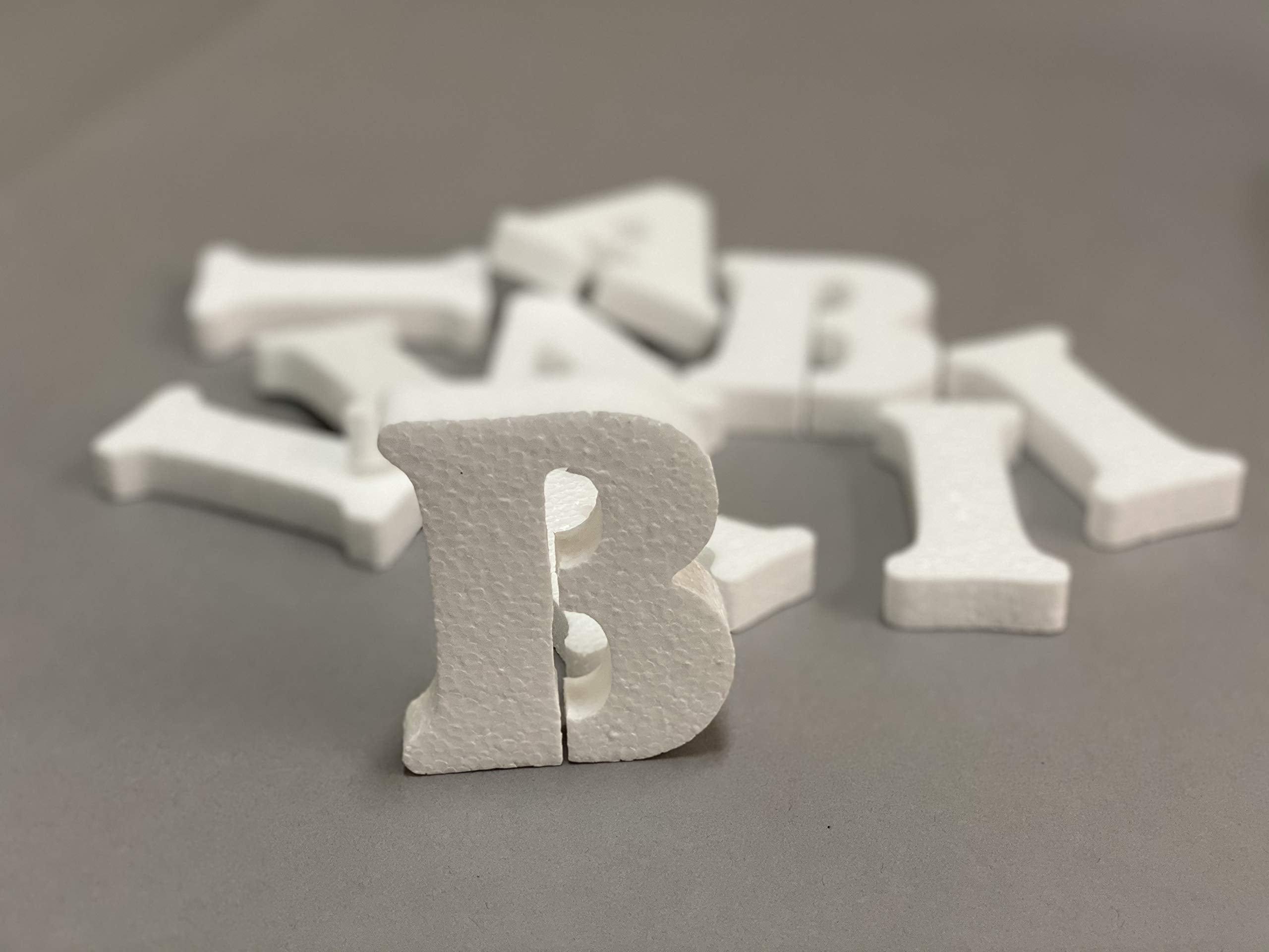 3" Smooth EPS Foam Letters Alphabet Numbers for Crafts Party Signs ...