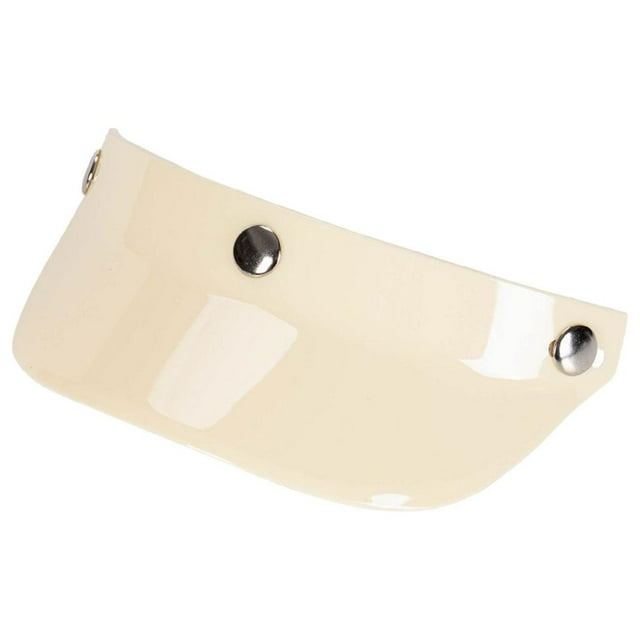 3 Snap Flip Up Motorcycle Open Face Helmet Visor Vintage Universal I2x7