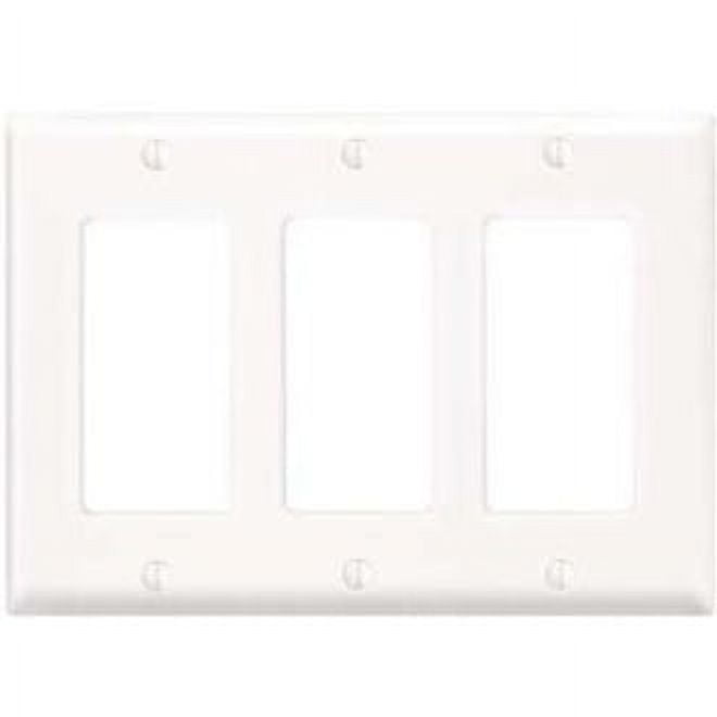3 Socket Decora Commercial Grade Faceplate - Walmart.com