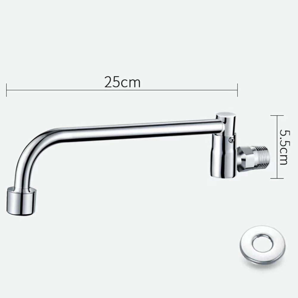 3 Specifications G1/2 Brass Semi-Automatic Swing Faucet Restaurant ...