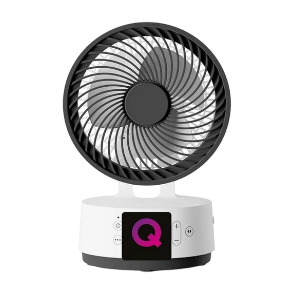 3 Speed Adjustable Desktop Cooling Fan, Quiet Compact Portable Personal ...