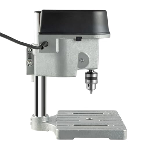 3-Speed Cast Iron Benchtop Drill Press, 110V 60HZ Tabletop Drilling ...