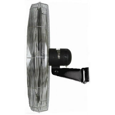 Garrison 3-Speed Industrial Oscillating Wall Mount Fan, 24 In., 7,700 ...