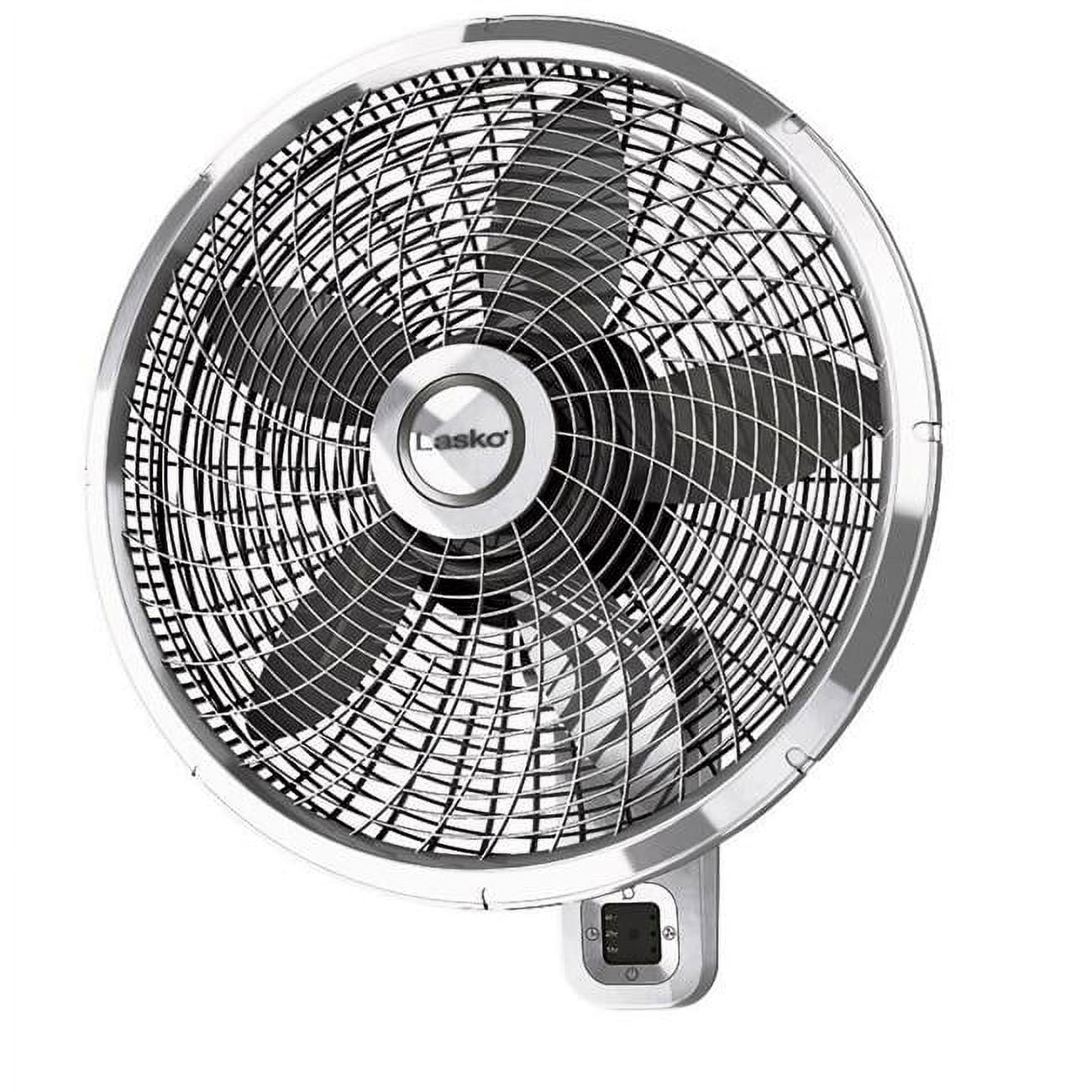 3 Speed Electric Oscillating Wall Mount Fan - Walmart.com