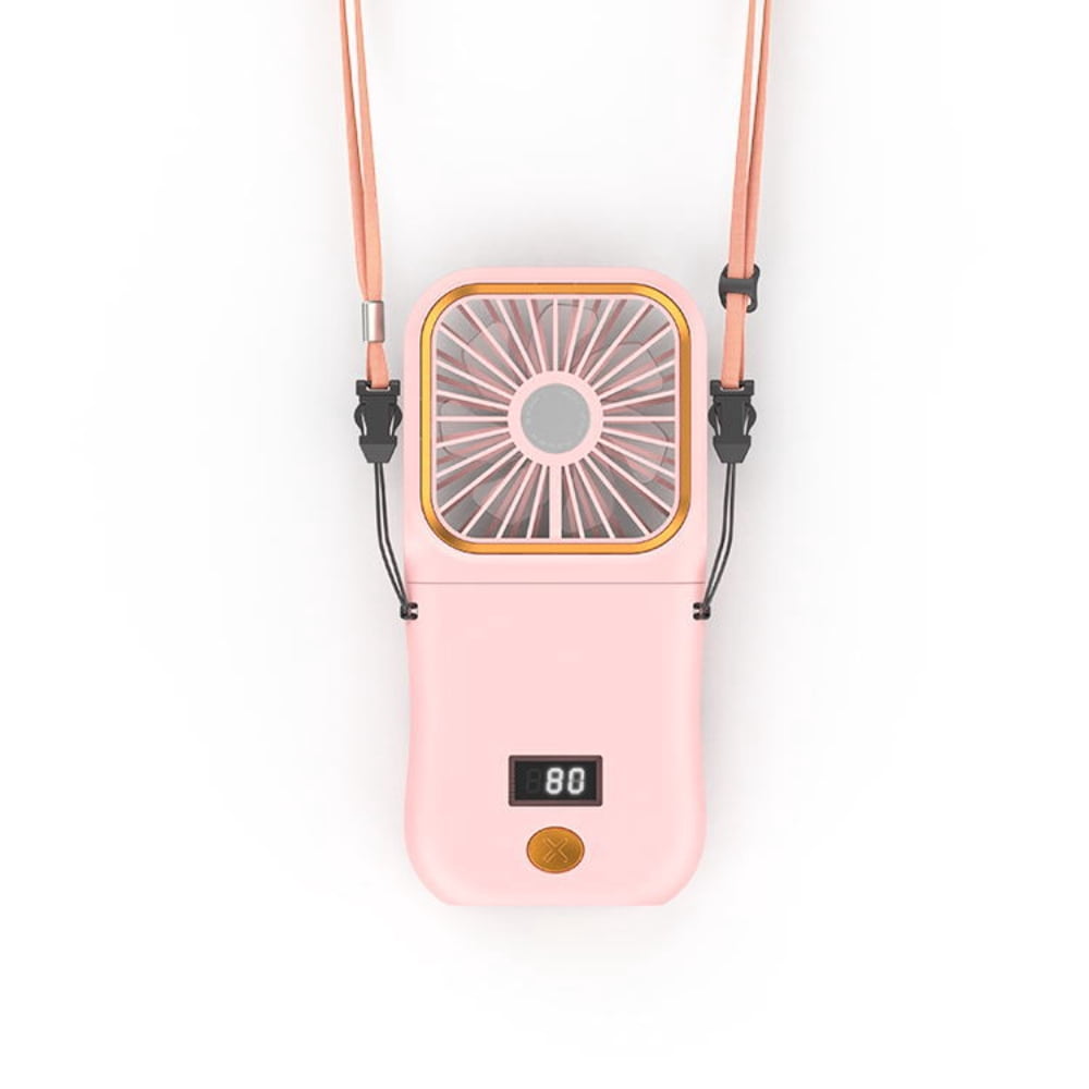Lightweight 3-Speed Neck Fan Hands-Free Cooling Rechargeable Portable ...