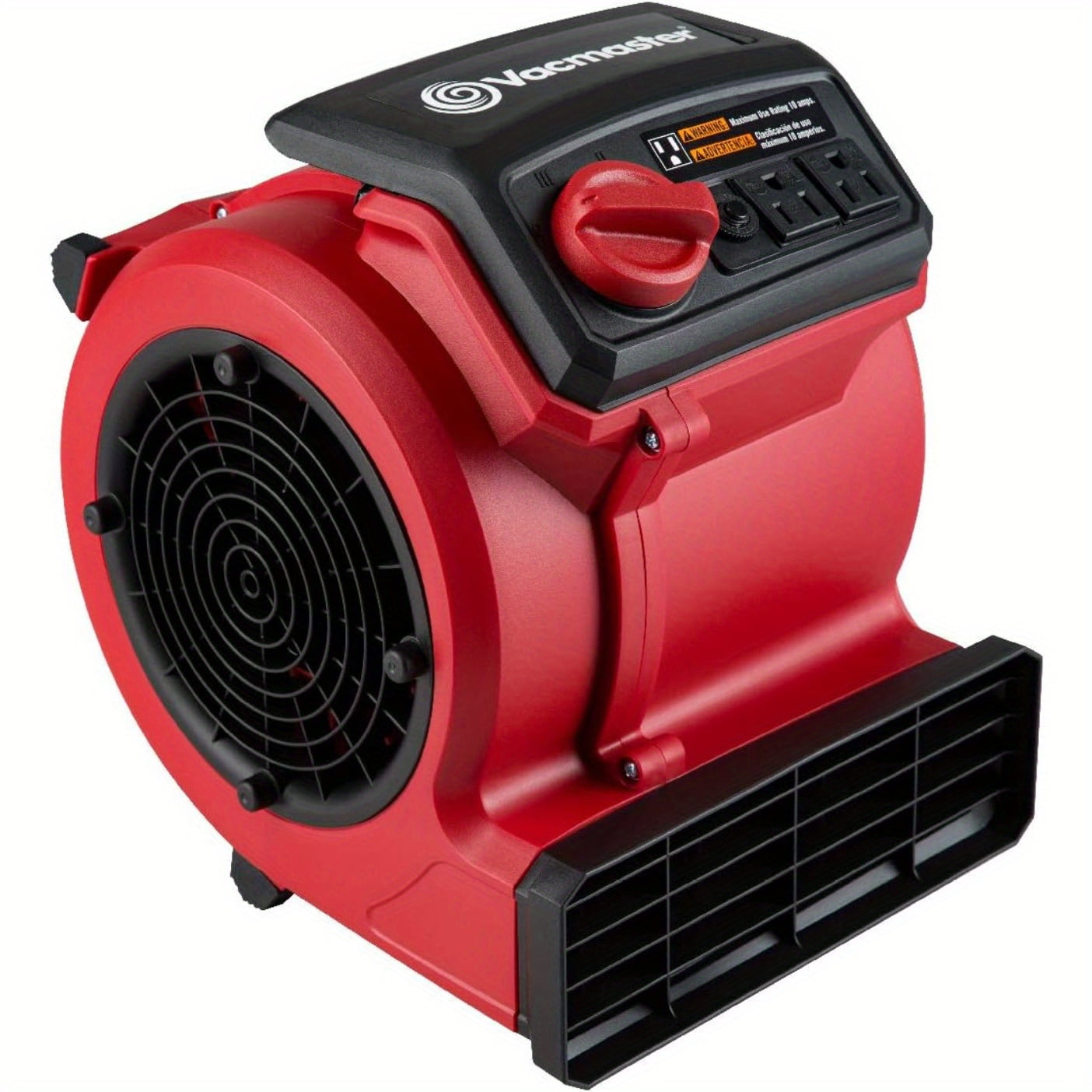 3-Speed Heavy-Duty Floor Blower Fan with 550CFM Air Mover, 42MPH Max ...