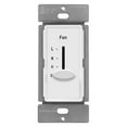 3 Speed In Wall Ceiling Fan Control, Slide switch, 120VAC, 2.5A, Single ...
