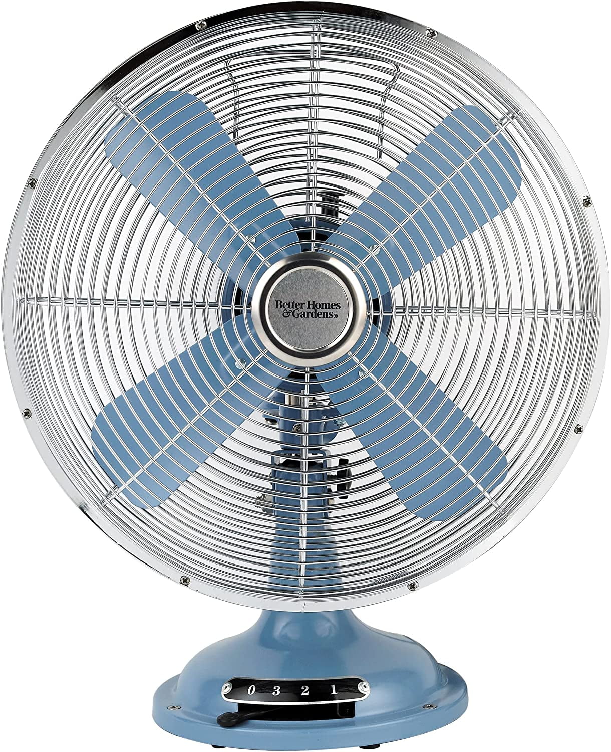 3-Speed Metal Table Fan, Black (Bluelinen) - Walmart.com