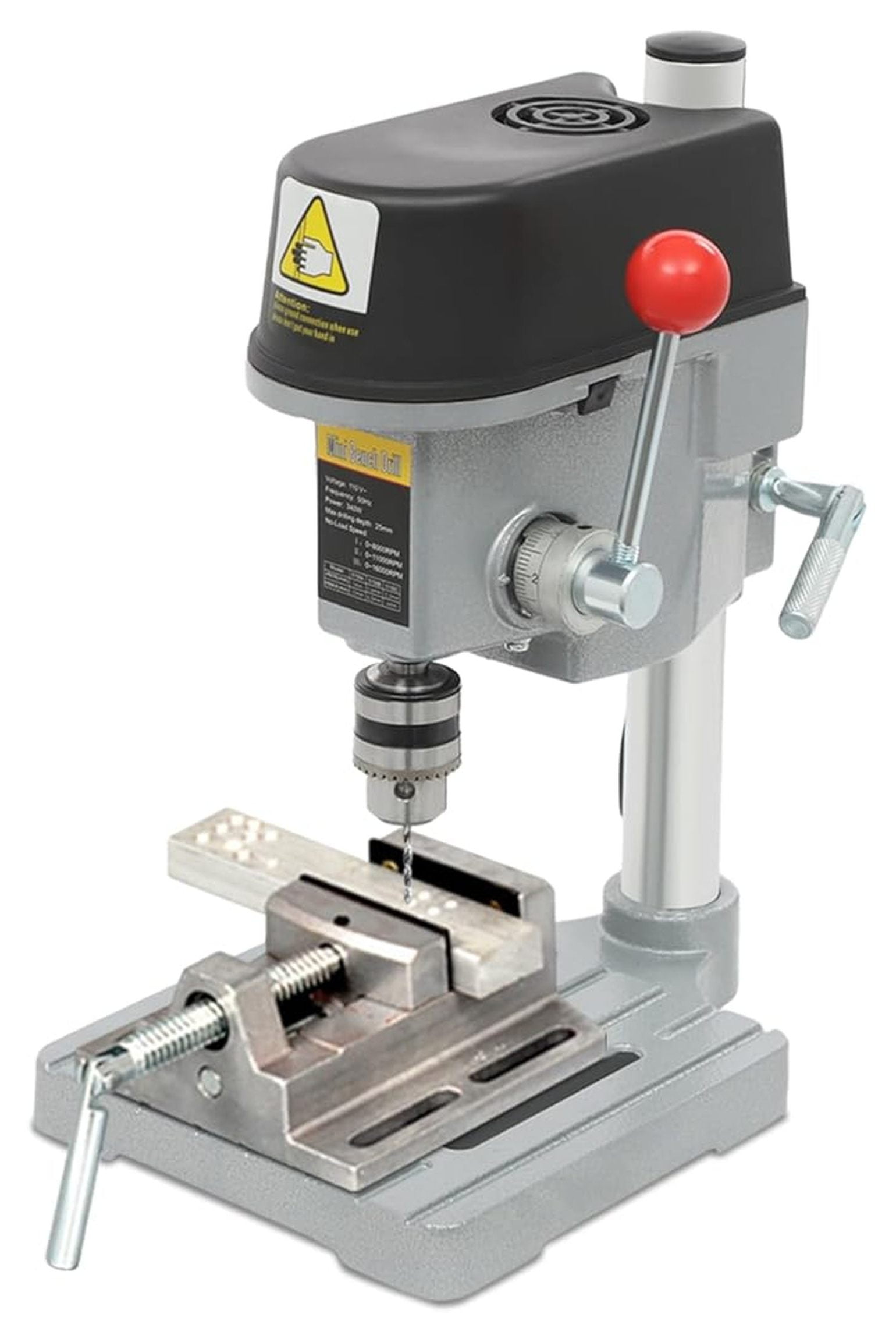 3-Speed Mini Drill Press, Electric Compact Small Electric Drilling ...