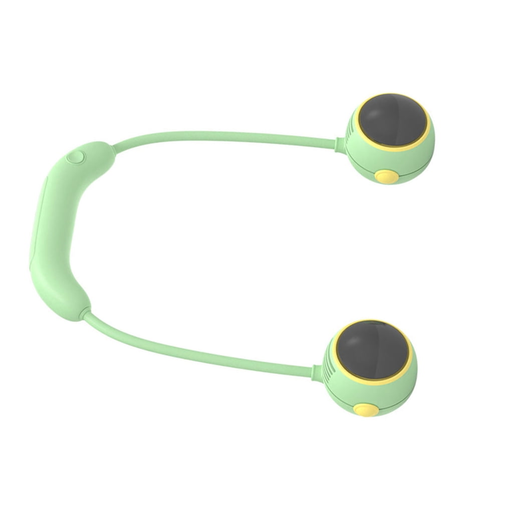 3 Speed Neck Fan Bladeless Neck Fan 1200mAh Battery Operated Neck Fan ...