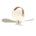 3 Speed Outdoor Camping Portable Ceiling Fan with LED Light USB Remote ...