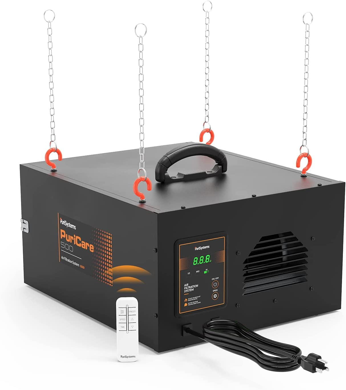 Purisystems 3-Speed Air Filtration System, PuriCare 500 Hanging Air ...