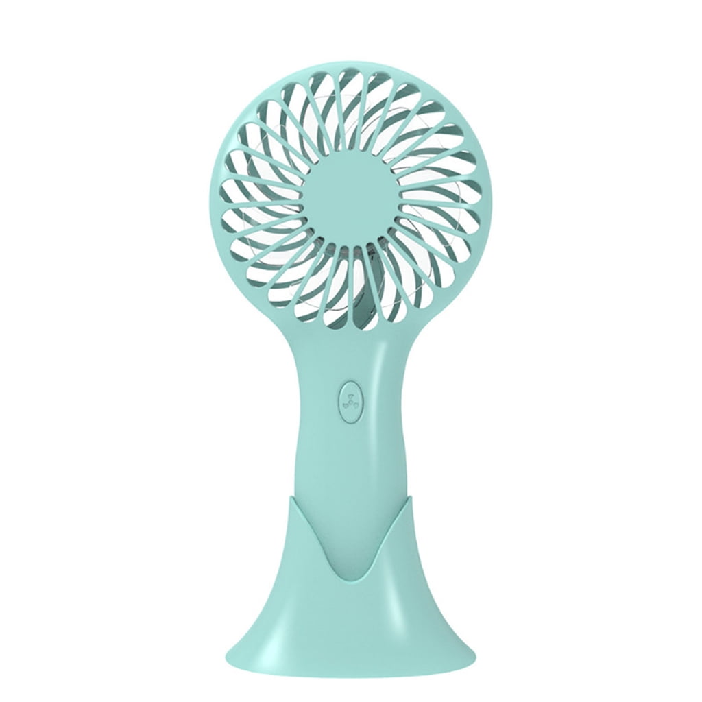 3 Speeds Adjustable Small Cooling Fans Portable USB Desk Fan Handheld ...