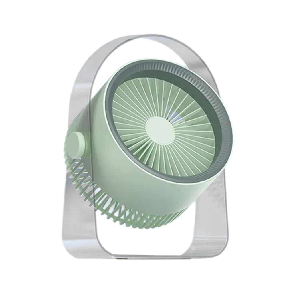 3 Speeds Desktop Circulating Fan USB Rechargeable Wall Mounted Desk ...