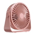 3 Speeds Desktop Table Cooling Fan Rotation Strong Wind Quiet USB ...