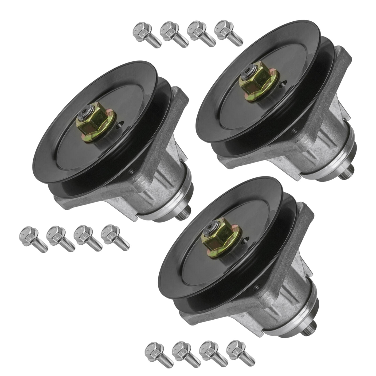 3 Spindle Assemblies for MTD Cub Cadet Troy Bilt Toro Oregon 46" Decks ...