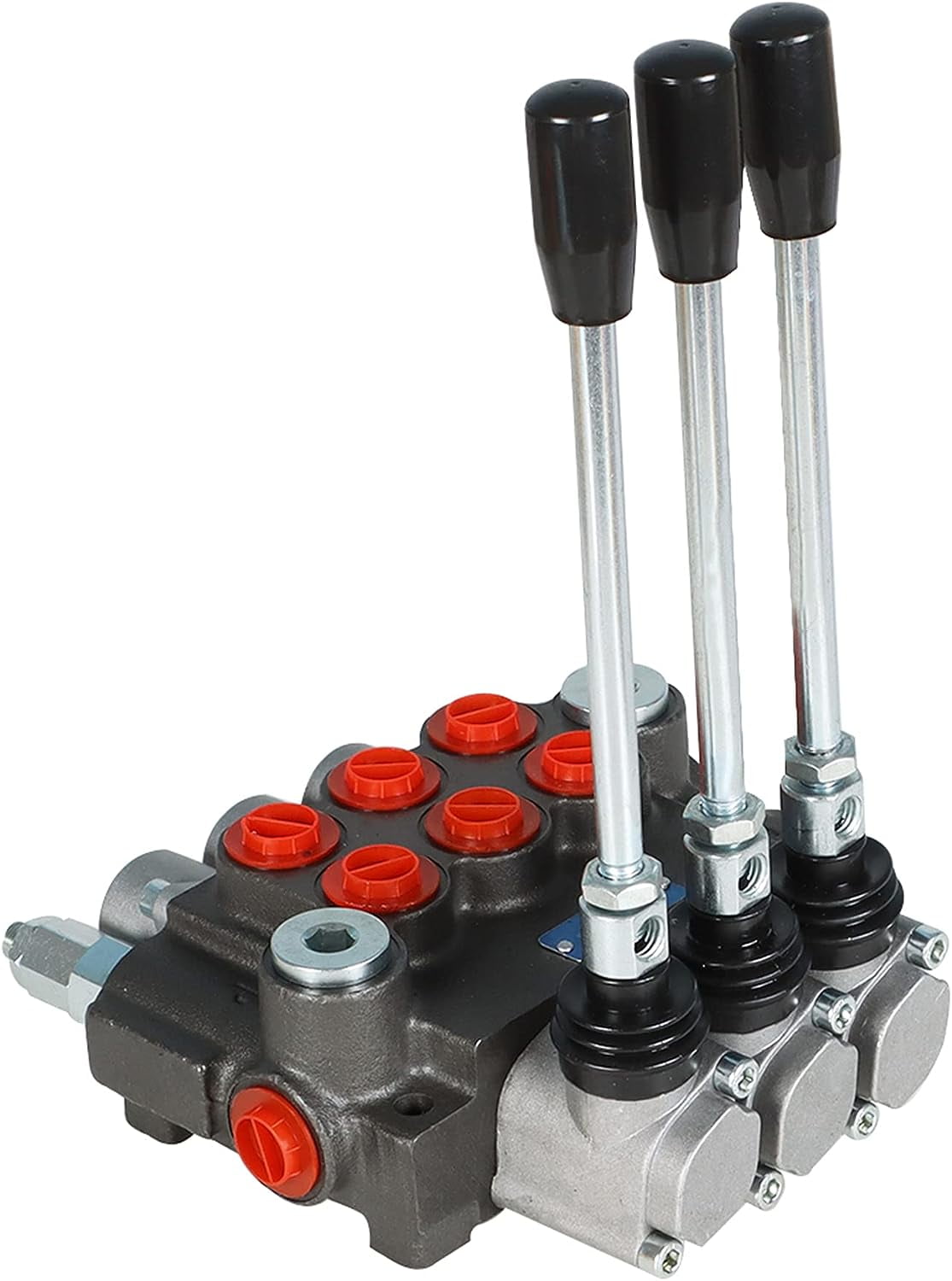 3 Spool 13 GPM Hydraulic Control Valve 3600 PSI BSPP Double Acting ...