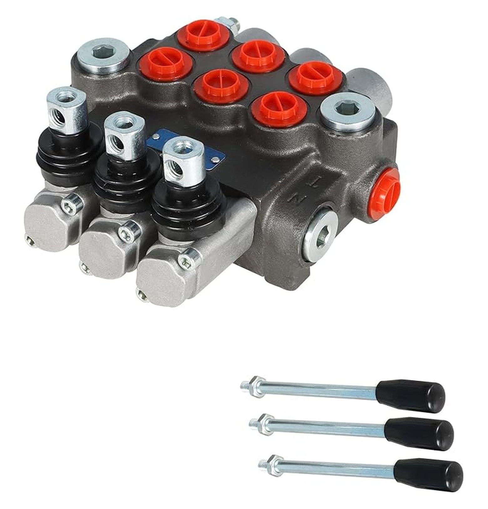 3 Spool 13GPM Hydraulic Control 3600PSI BSPP Double Acting Hydraulic ...