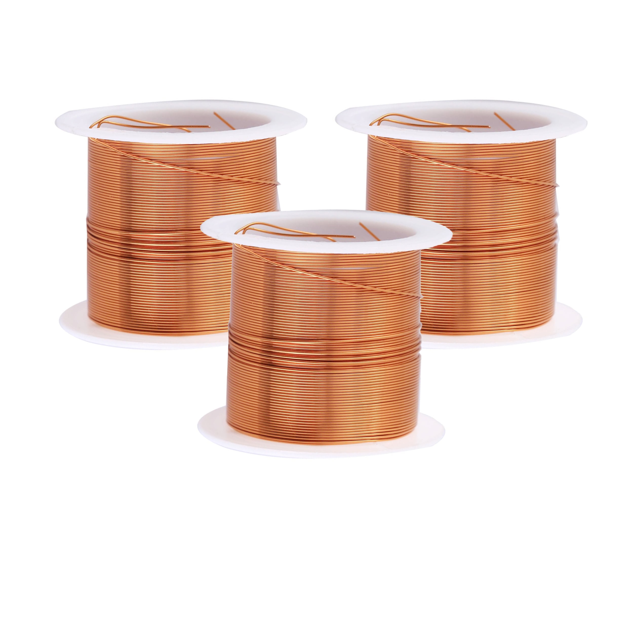 Sky Pro Red Copper Electrical Wire 3 Spoll Count - Walmart.com