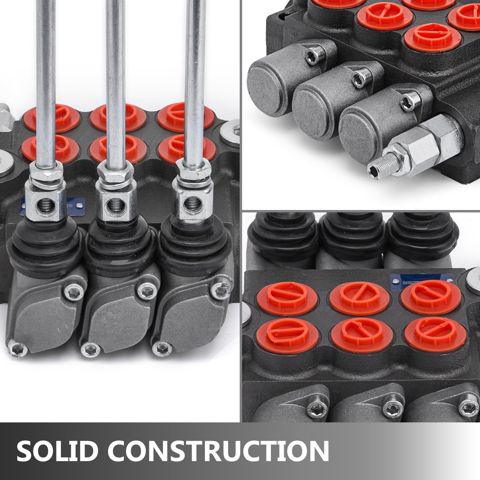 3 Spool Hydraulic Control Valve 11GPM Hydraulic Directional Control ...
