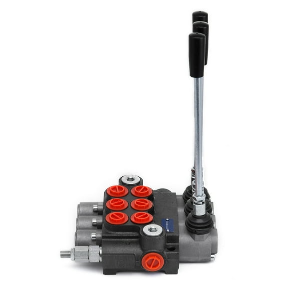 3 Spool Hydraulic Directional Control Valve Double Acting 11 GPM ...