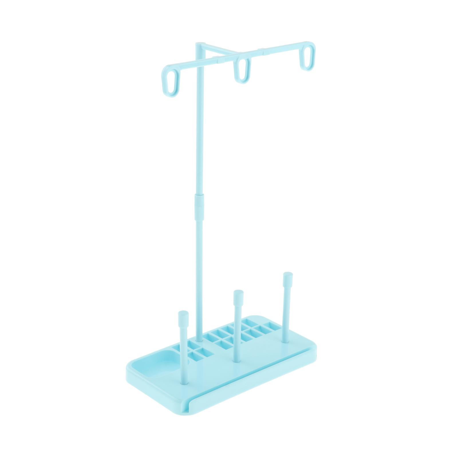 3 Spools Holder Smoother Feed Thread Stand Cone Thread Holder Rack for ...