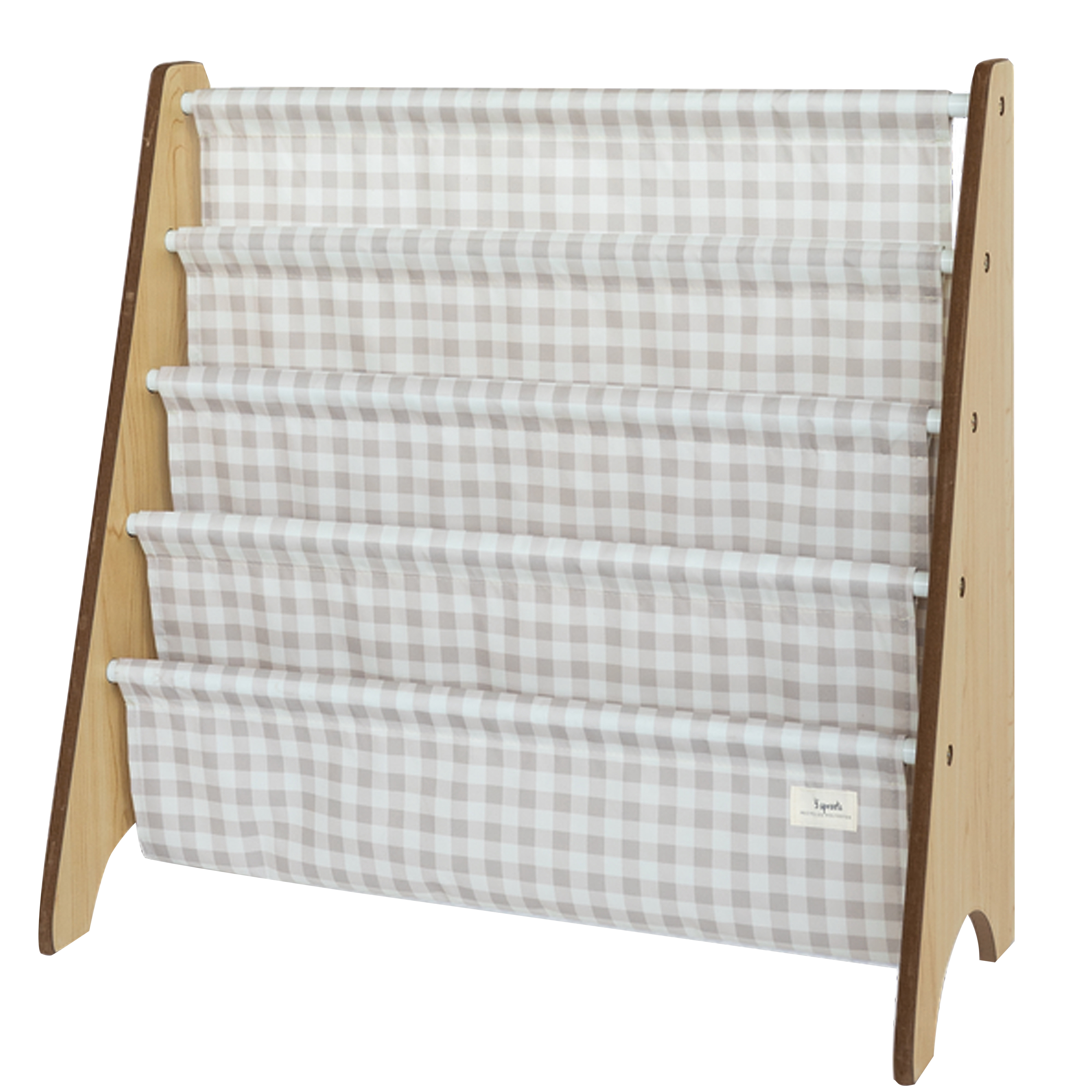 3 Sprouts Recycled Fabric Kids Book Rack Storage Bookshelf Organizer in ...