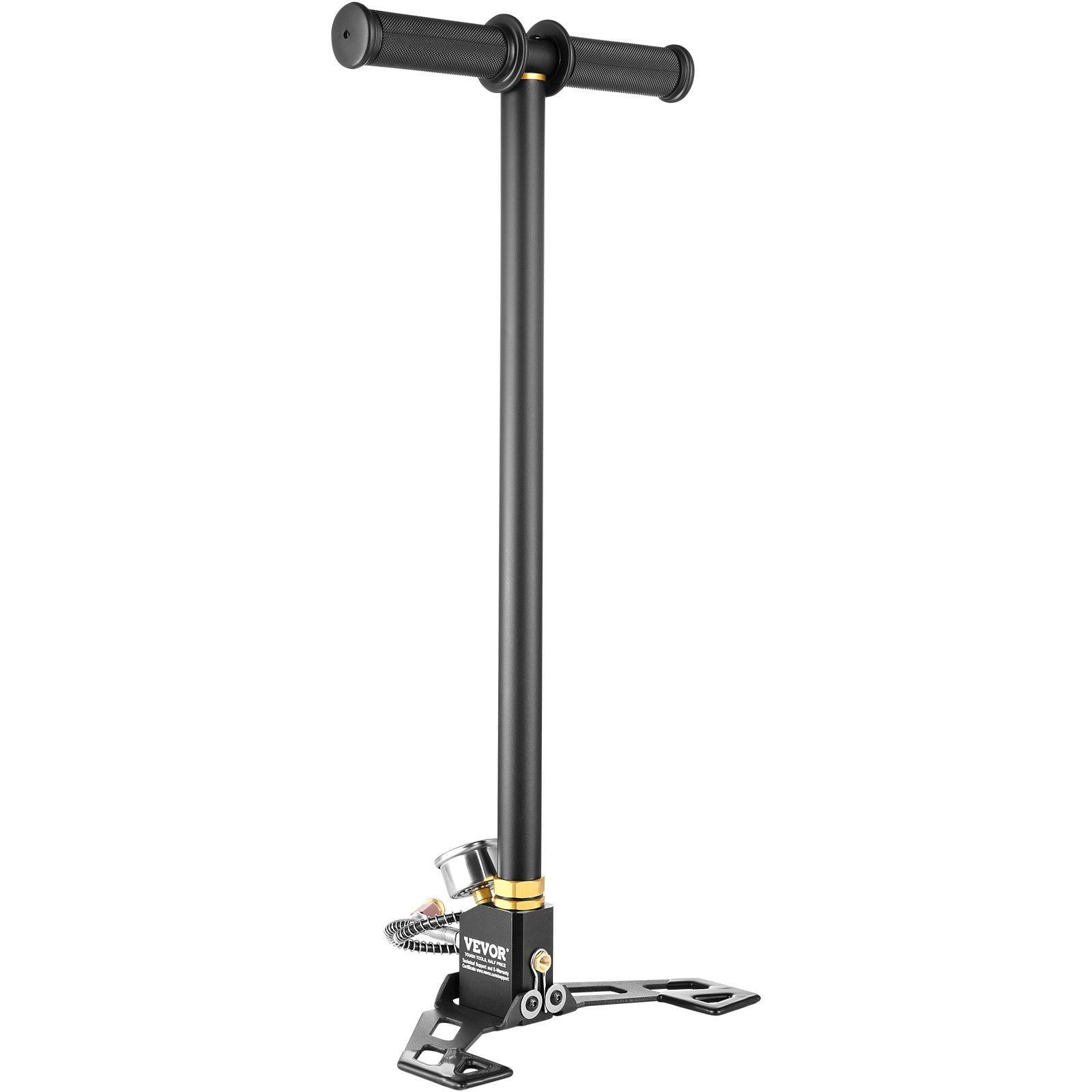 3-Stage High Pressure Hand Pump for PCP Airguns – 4500PSI/30MPA Stirrup ...