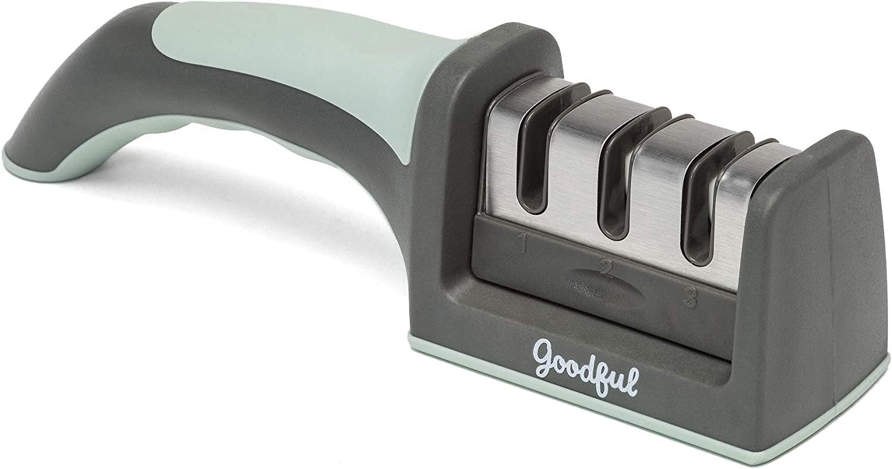 3-Stage Knife Sharpener, Helps Repair, Restore and Polish Non-Serrated ...