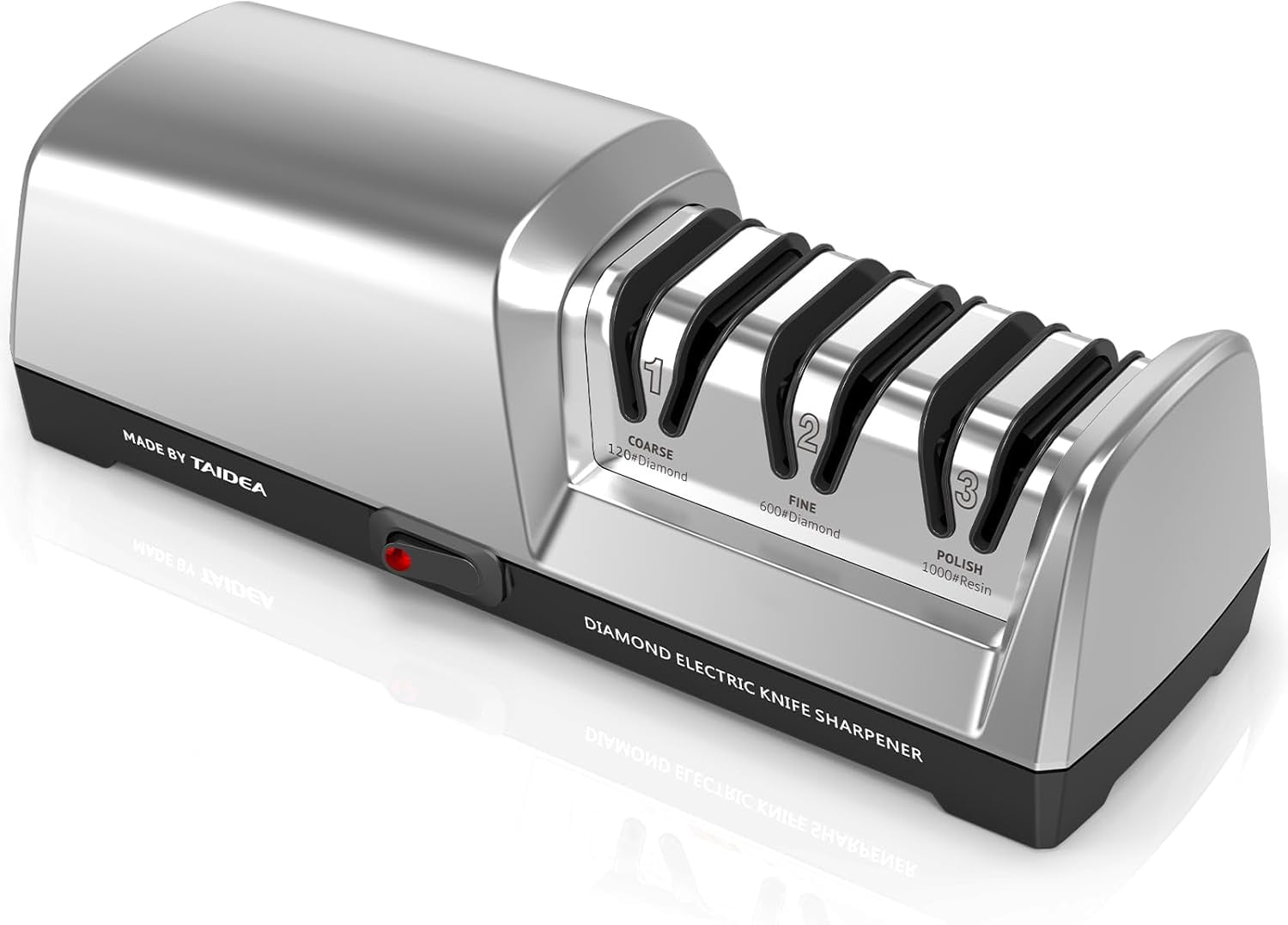 3-Stage Professional Electric Knife Sharpener – 100% Diamond Abrasives ...