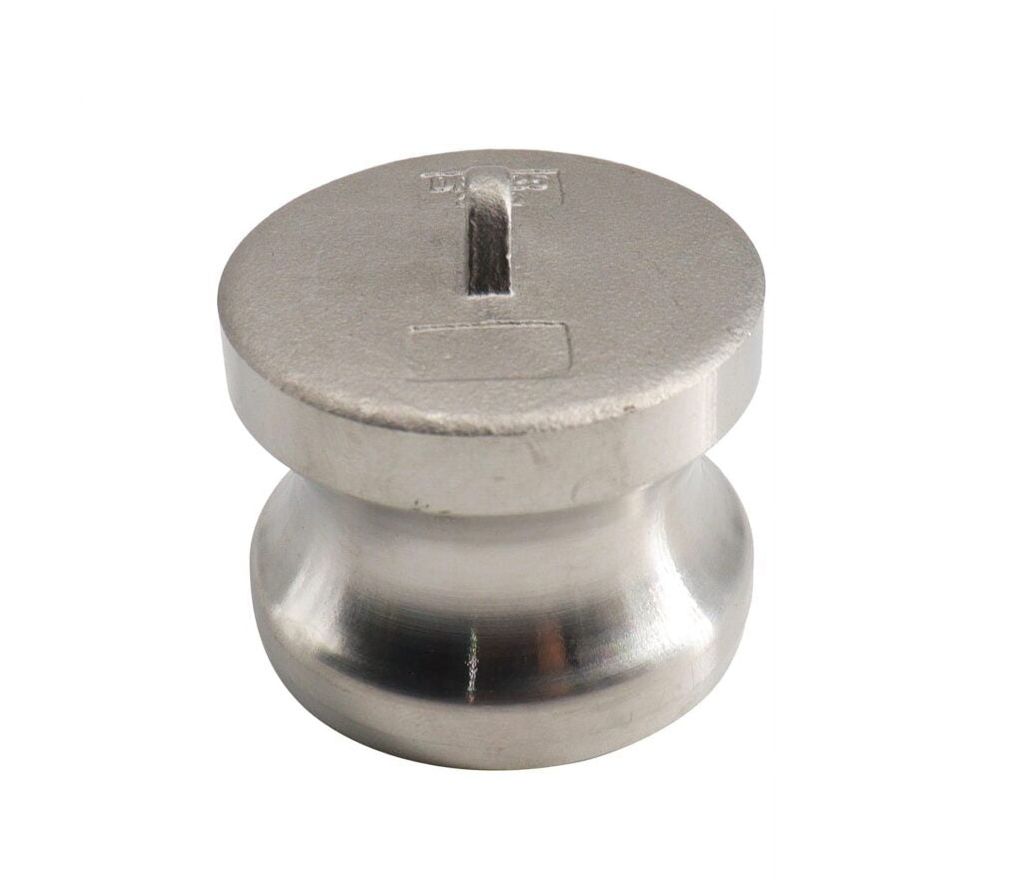 3'' Stainless Steel Camlock Male Dust Plug - Walmart.com