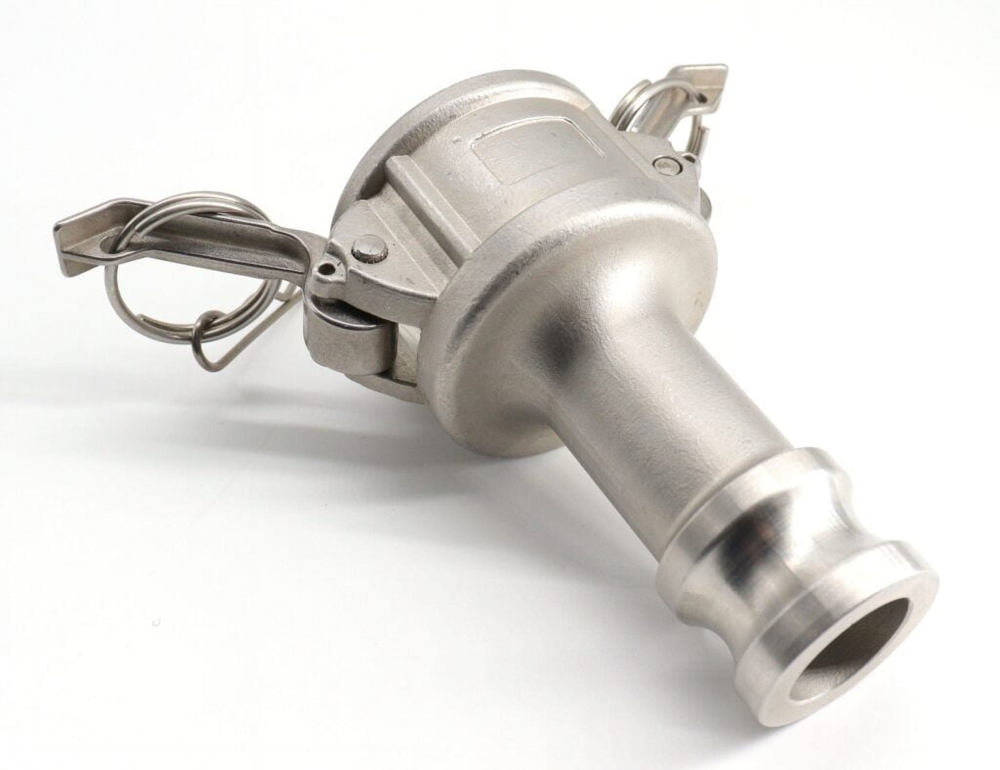 3 '' Stainless Steel Female Camlock x Male Camlock With1/2'' Bleeder ...