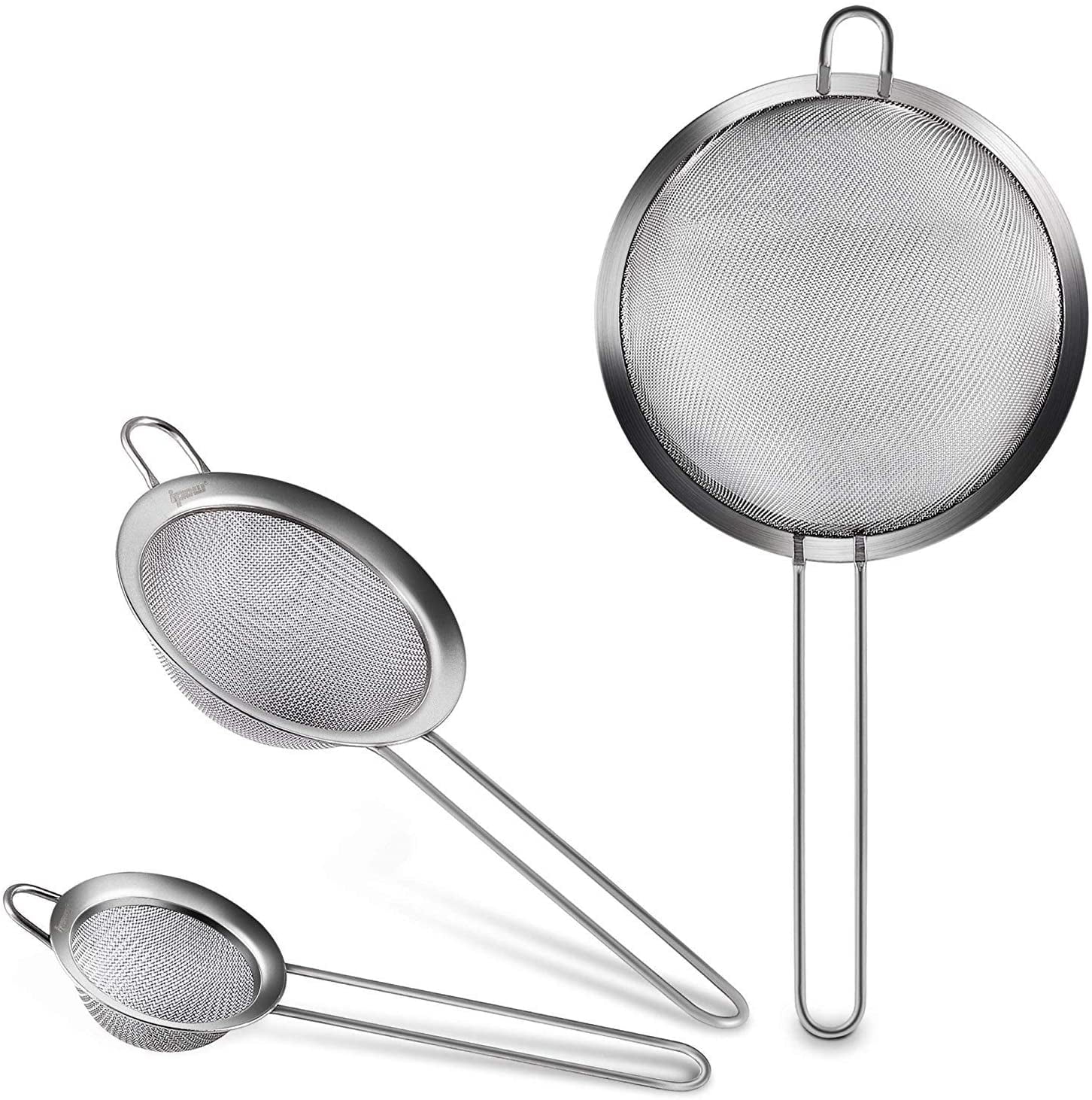 3 Stainless Steel Kitche Colander Premium Fine Strainer Strainer Set 8 ...