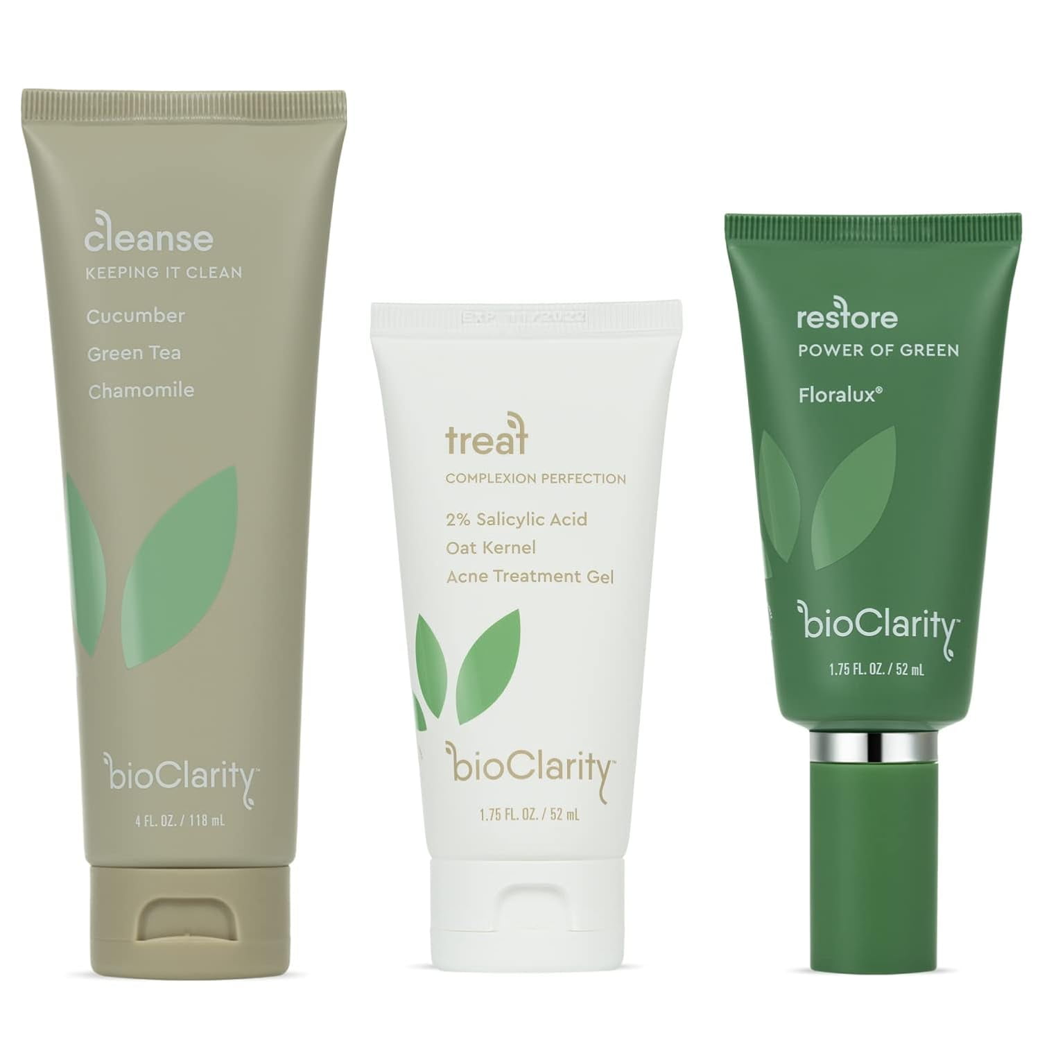 3-Step Acne Routine, Full Size, for Oily or Acne-Prone Skin, Clean ...