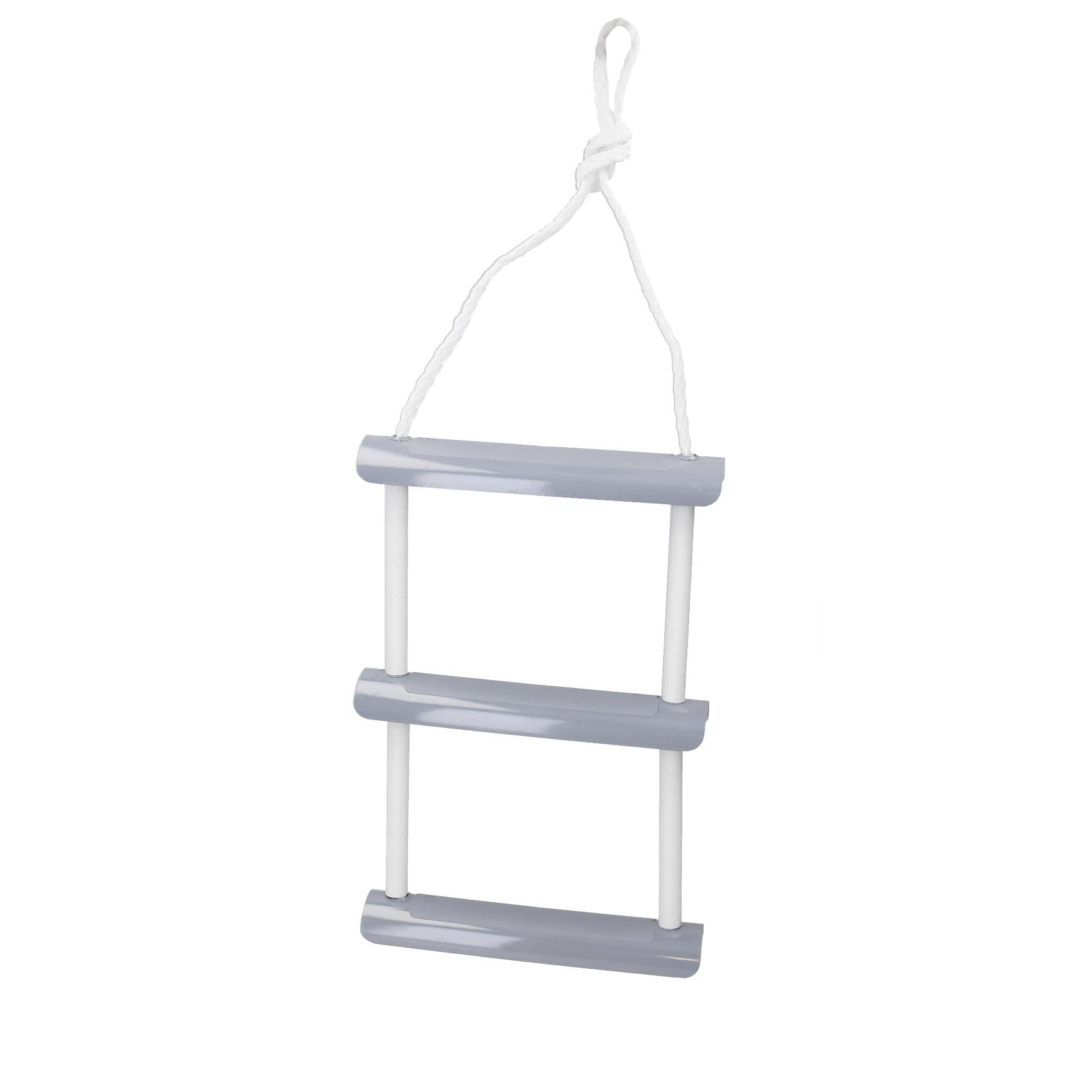 3 Step Boat Boarding Ladder Twist Rope Ladder Swim Safety Steps Yacht ...