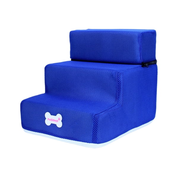 3 Step Dog Stairs Pet Ladder Covers, Removable Washable Cover Non for ...