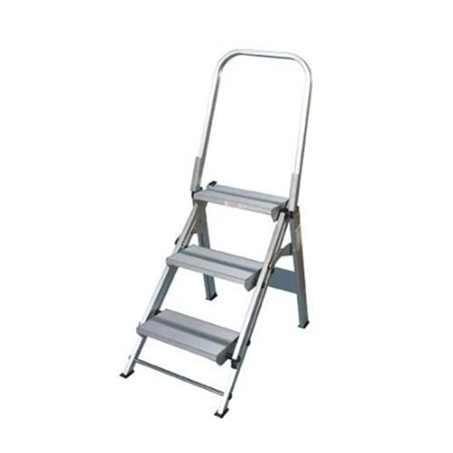 3 Step Folding Safety Step Stool with Handrail - Walmart.com