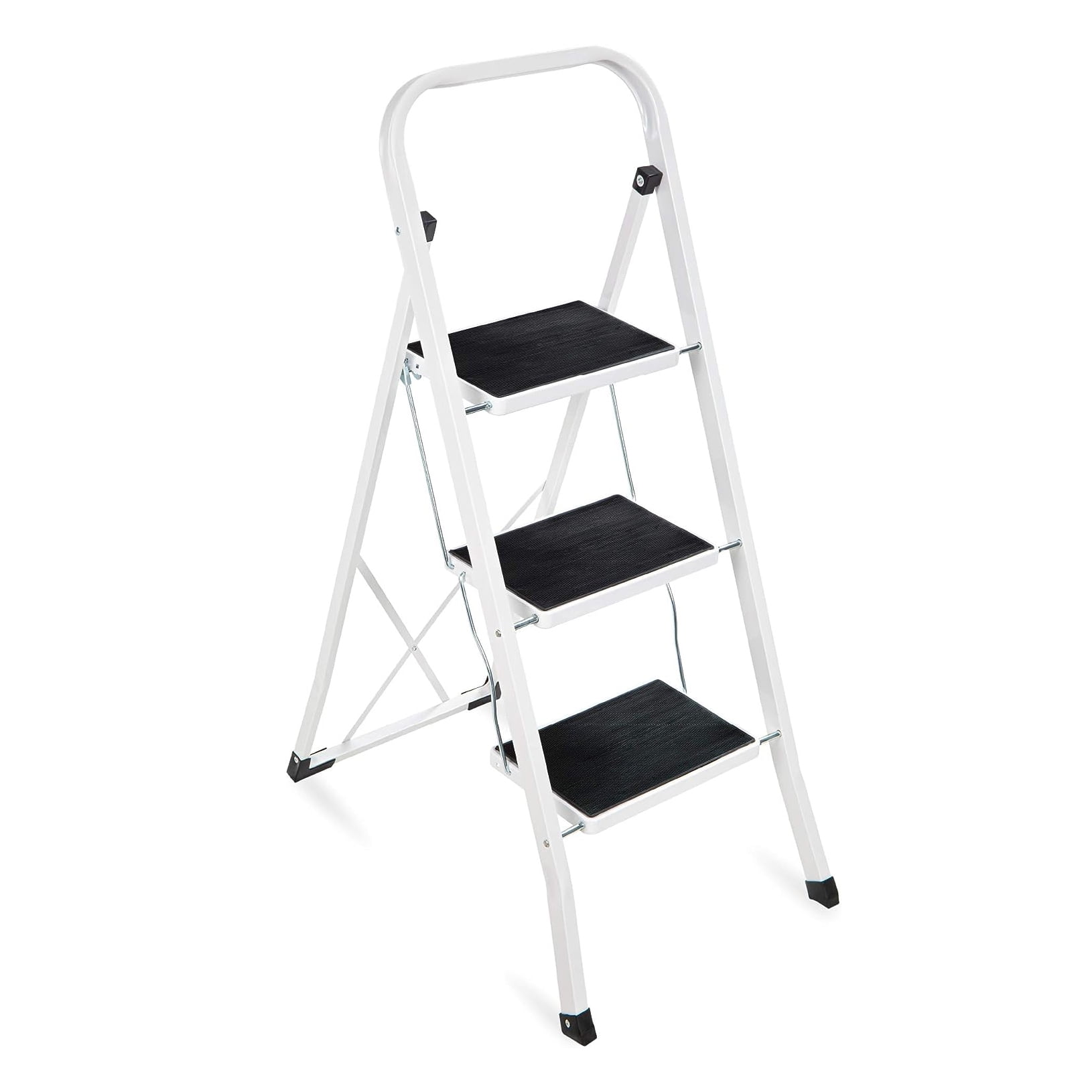 3 Step Ladder Folding Sturdy Lightweight Portable Step Stool for ...