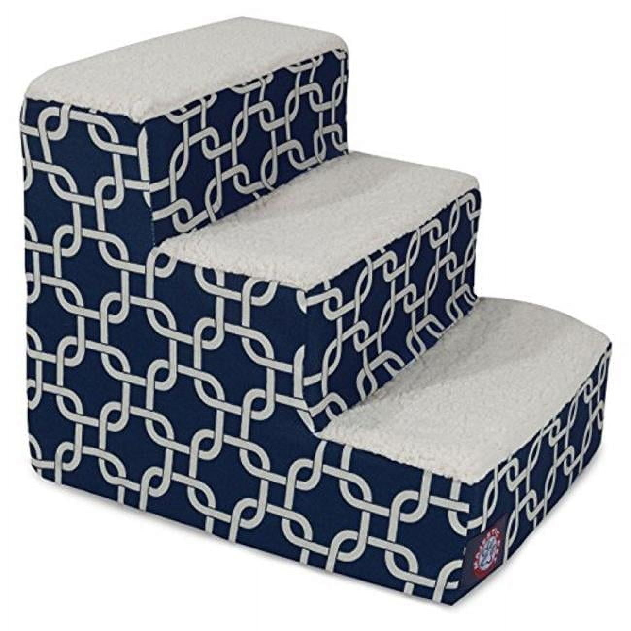 3 Step Links Sherpa Pet Stairs, Navy Blue - Walmart.com