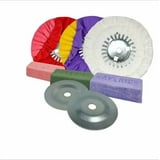 3-Step Multi-Metal Polishing Kit – Buffing Wheels, Compounds, Safety ...