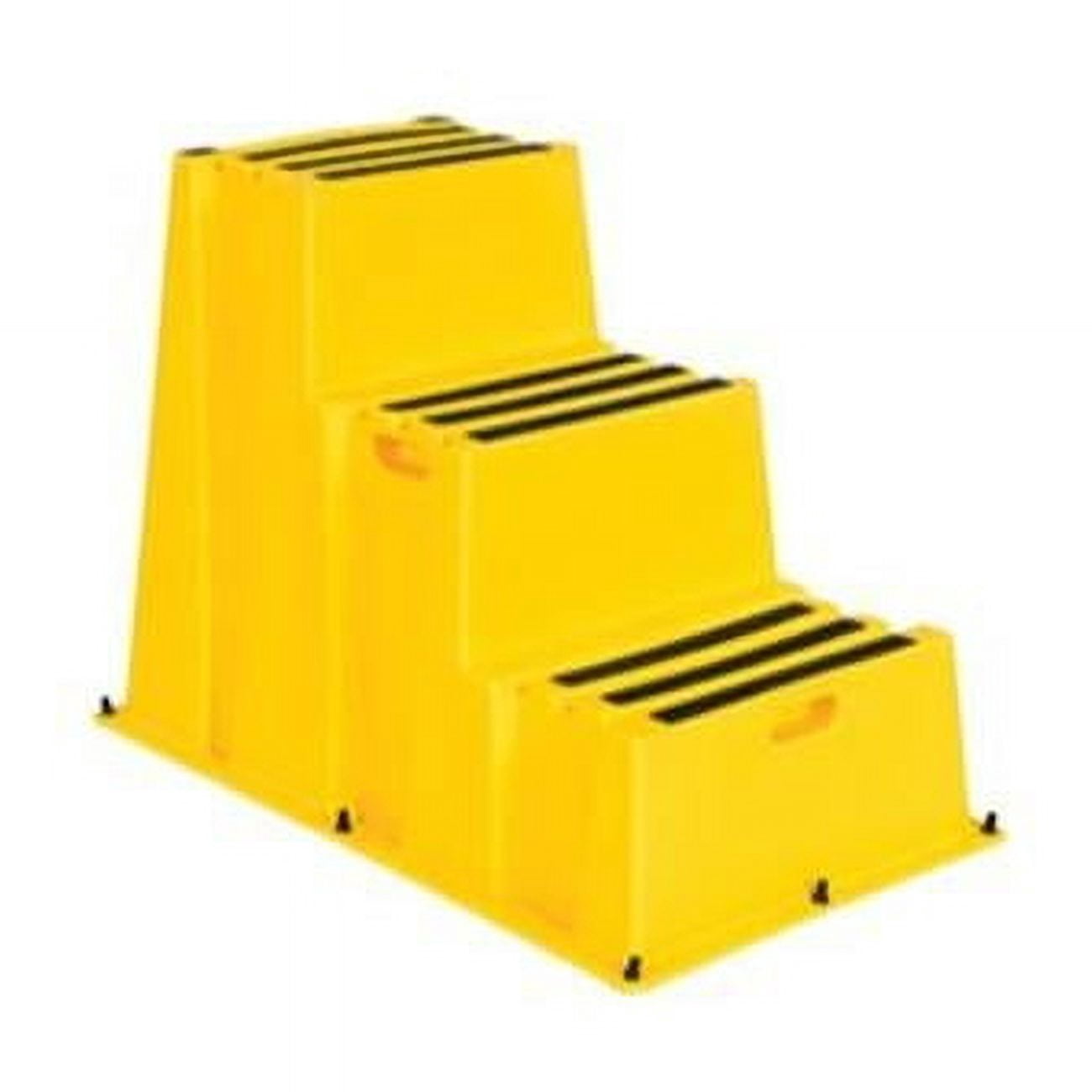 3 Step Nestable Poly Step Stool, Yellow - Walmart.com