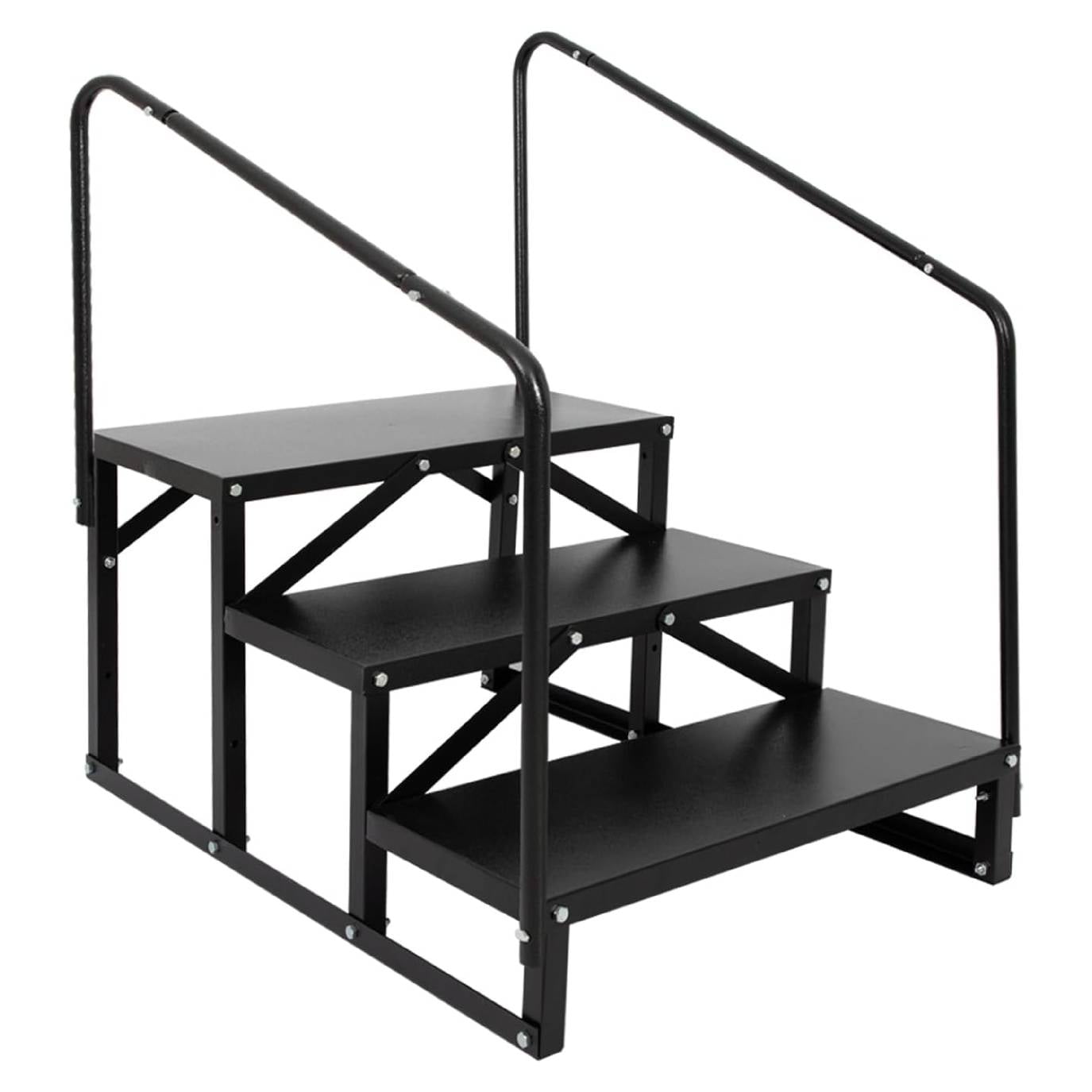 3 Step RV Stairs, 5th Wheel Stair Hot Tub Steps, Outdoor Spa Steps with ...