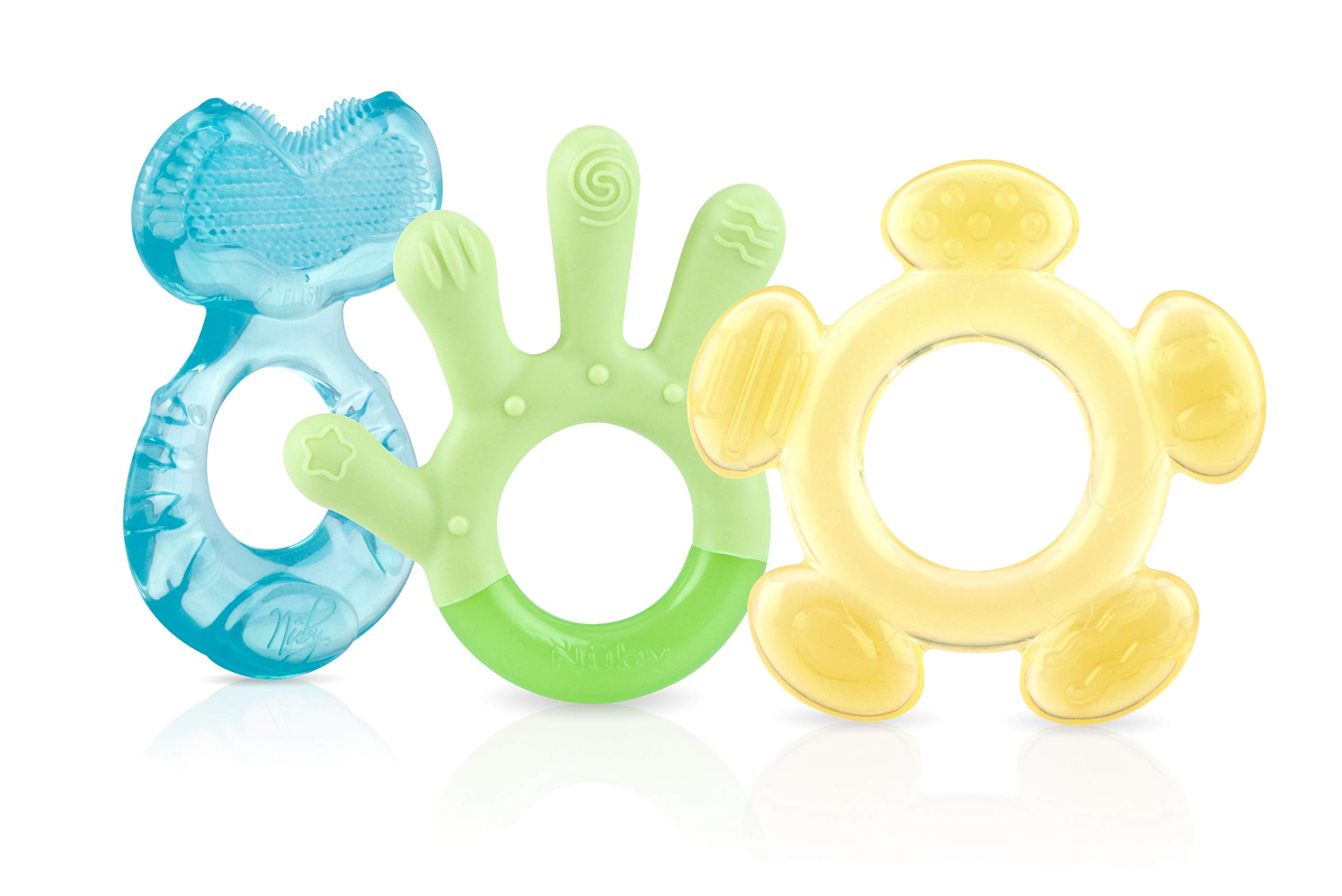3 Step Soothing Teether 3 Piece Set- Assorted Color - Walmart.com