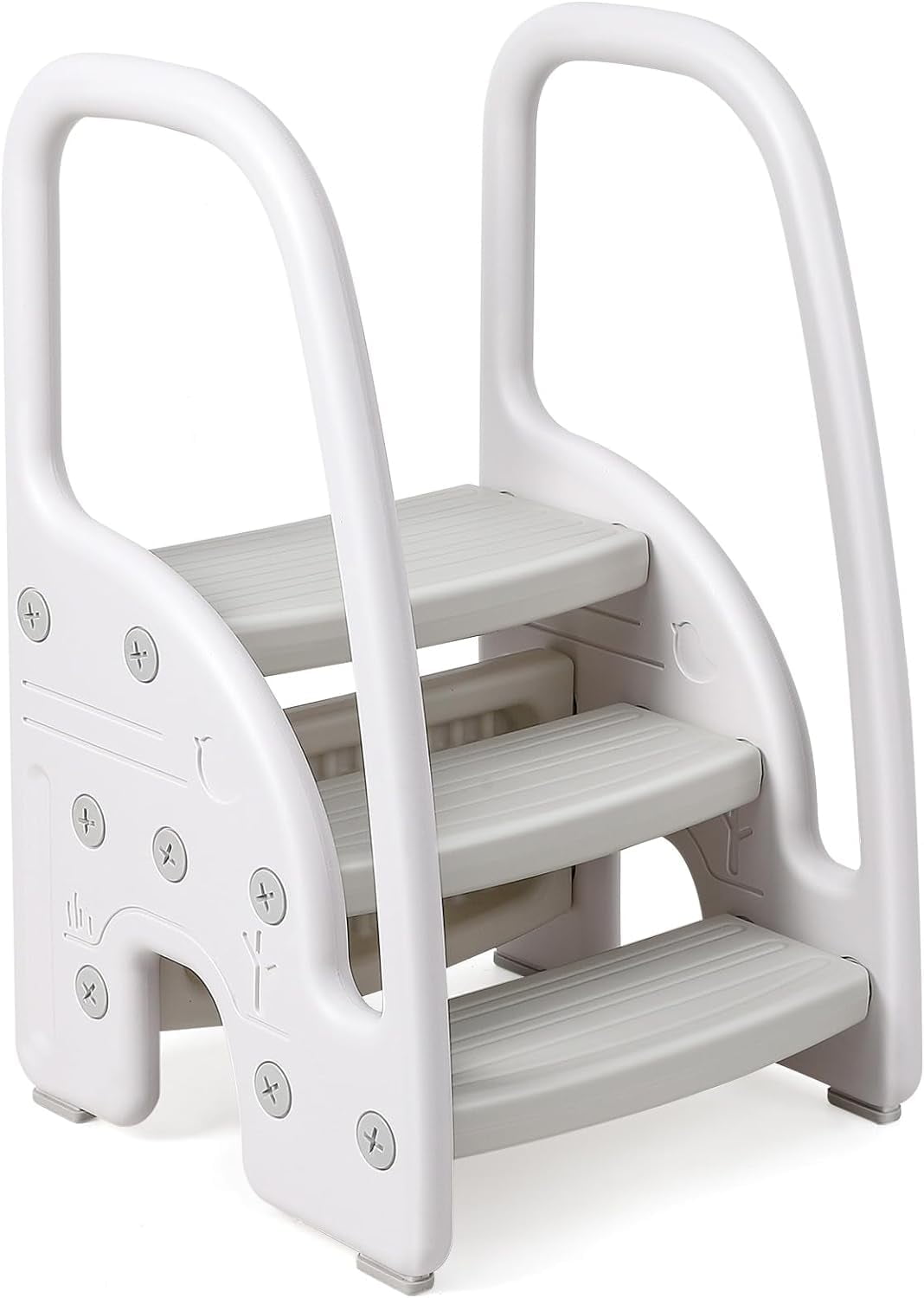3 Step Stool Kids Standing Tower for Toddlers Plastic Learning Helper ...